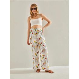 Bianco Lucci Pants female White size S