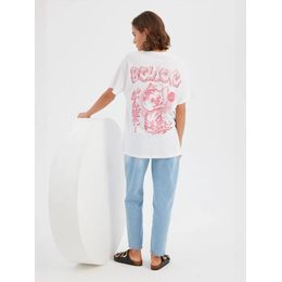 Hiccup Oversized Shirt female White size S