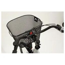 Fahrradkorb Prophete "City", schwarz, Taschen, B/H/T: 25cm x 26cm, Materialmix, B:25cm H:26cm