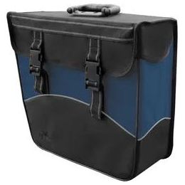 Fahrradtasche "Greenlands Packtasche", blau, GREENLANDS BICYCLE BAGS, Taschen, B/H/T: 37cm x 14cm x 33cm, Polyester, für links, B:37cm H:14cm T:33cm