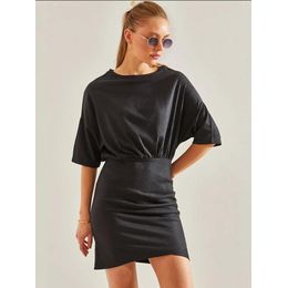 Bianco Lucci Kleid Damen Gr&ouml;&szlig;e 36 schwarz Winterkleid