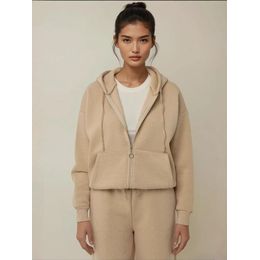 Hiccup Sweatjacke Damen Größe XS beige