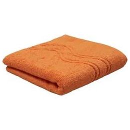 Handtuch Ross "Cashmere feeling", orange, B:50cm L:100cm, Frottier, Baumwolle, Handt&uuml;cher, 100% Baumwolle, mit Wellen-Bord&uuml;re, gro&szlig;e Farbauswahl
