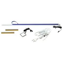 Einbauleuchte SAPHIR "Quickset Beleuchtungs-Set inkl. Trafo und Touchsensor, 60 cm breit", wei&szlig;, B:55cm H:1cm L:55cm T:1cm, Leuchten, Schrankleuchte, f&uuml;r Waschtischunterschr&auml;nke, Spiegelschr&auml;nke, 275LM, 230V, kaltwei&szlig;