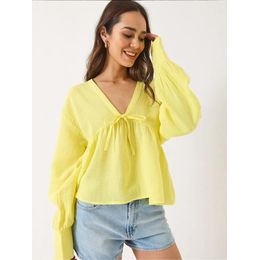 Bianco Lucci Blouse female Yellow size S