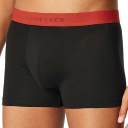 Schiesser Boxershort Herren Gr&ouml;&szlig;e S rot / schwarz