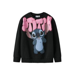 name it Sweatshirt 'NKFodimi' M&auml;dchen Gr&ouml;&szlig;e 146/152 saphir / hellblau / rosa / schwarz