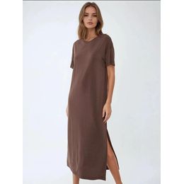 Hiccup Kleid Damen Größe 40 kastanienbraun Winterkleid