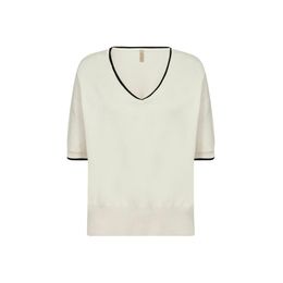 soyaconcept Pullover ' DOLLIE' Damen Größe L creme / apfel / schwarz