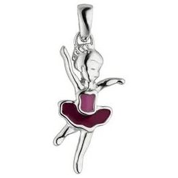 Kettenanh&auml;nger Jobo "Anh&auml;nger Ballerina", silber (silber 925), Schmuckanh&auml;nger, Damen, Silber 925 (Sterlingsilber), Kettenanh&auml;nger, 925 Silber