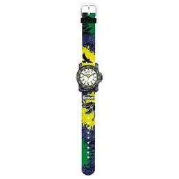 Quarzuhr Scout "Action Boys, 280376039, Dinosaurieruhr", bunt, Armbanduhren, Kinder, Armbanduhr, Kinderuhr, Lernuhr, Geschenkidee, Schulanfang, Jungen,Dino