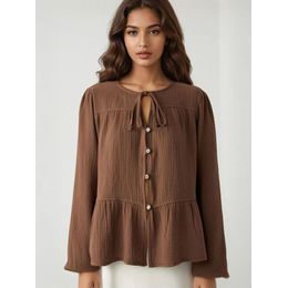 Hiccup Blouse female Brown size S