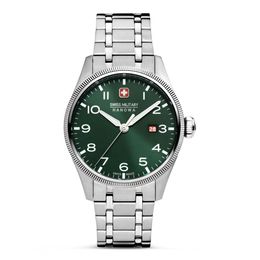 SWISS MILITARY HANOWA Uhr 'Thunderbolt' Herren Größe One Size dunkelgrün / silber