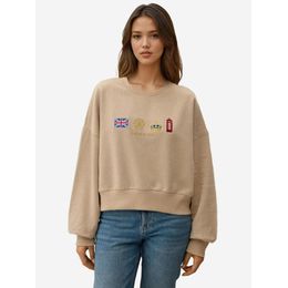 Hiccup Sweatshirt female Beige size 3XL