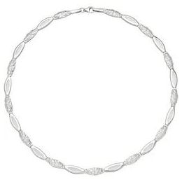 Collier Jobo, silber (silber 925), Halsketten, Damen, Silber 925 (Sterlingsilber), L: 45, Collier, 925 Silber geh&auml;mmert 45 cm