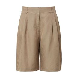 s.Oliver BLACK LABEL Bundfaltenhose Damen Größe 40 camel