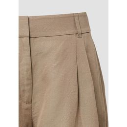s.Oliver BLACK LABEL Bundfaltenhose Damen Gr&ouml;&szlig;e 40 camel