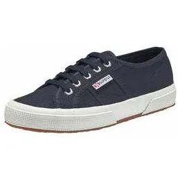 Sneaker Superga "Cotu Classic", Damen, Gr. 37, blau (navy, wei&szlig;), Textil, unifarben, Schuhe Sneaker, mit klassischem Canvas-Obermaterial