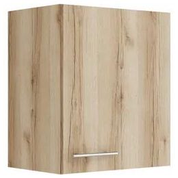 H&auml;ngeschrank Optifit "Bella", braun (wildeiche, wildeiche), B:50cm H:57,6cm T:34,6cm, Holzwerkstoff, Schr&auml;nke, H&auml;ngeschrank, Breite 50 cm, 1 T&uuml;r, 1 Einlegeboden