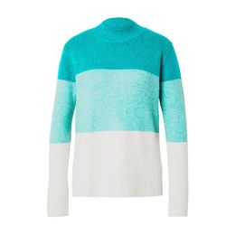 Tom Tailor Denim Pullover Damen Größe M türkis / hellgrau / petrol