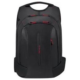 Laptoprucksack Samsonite "ECODIVER", Gr. B/H/T: 35cm x 48cm x 23cm, schwarz, Polyester, Rucksäcke, Freizeitrucksack Schulrucksack Tablet- und 17,3-Zoll Laptopfach
