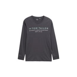 Tom Tailor Men + Shirt Herren Größe 5XL grau / weiß