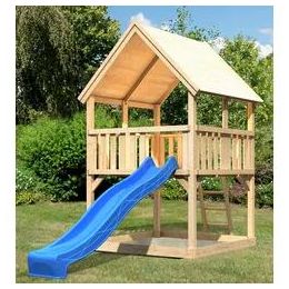 Spielturm Konifera "Lenie 2", beige (natur), Spieltürme, KinderB:200cm H:345cm T:200cm, Holzwerkstoff, BxTxH: 200x200x345 cm, B:200cm H:345cm T:200cm
