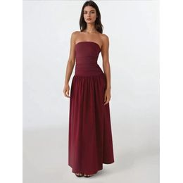 Hiccup Kleid Damen Gr&ouml;&szlig;e 40 burgunder Winterkleid
