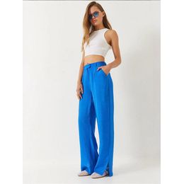 Bianco Lucci Pleat-Front Pants female Blue size S