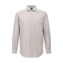Boggi Milano Button Up Shirt male Beige size 40