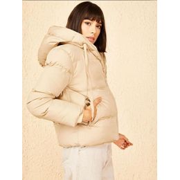 Bianco Lucci Winter Jacket female Beige size M