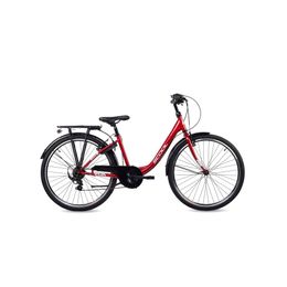 S'COOL S'COOL Kinderfahrrad - chiX 26 Zoll 6-Gang | ab 10 Jahre - Red | Gr.: onesize