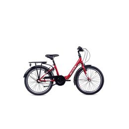 S'COOL S'COOL Kinderfahrrad - chiX 20 Zoll 3-Gang | ab 6 Jahre - Red | Gr.: onesize