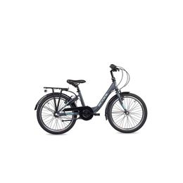 S'COOL S'COOL Kinderfahrrad - chiX 20 Zoll 3-Gang | ab 6 Jahre - Grey | Gr.: onesize