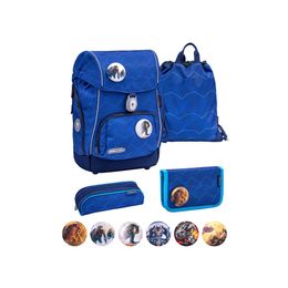 Belmil Premium Schulranzen-Set 5tlg. Comfy Plus "Estate Blue" Für kleine Kinder | Gr.: onesize