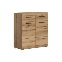xonox.home Kommode (B/H/T: 90x96x37 cm) in Evoke Oak Nachbildung | Gr.: onesize