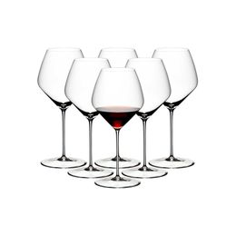 Riedel Glas 6er Set Pinot Noir / Nebbiolo Gl&auml;ser Veloce 763 ml in transparent | Gr.: onesize
