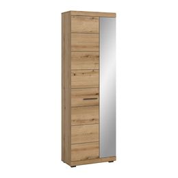 xonox.home Garderobenschrank (B/H/T: 62x197x37 cm) in Evoke Oak Nachbildung | Gr.: onesize