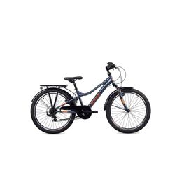 S'COOL S'COOL Kinderfahrrad - troX 24 Zoll 6-Gang | ab 8 Jahre - Grey | Gr.: onesize