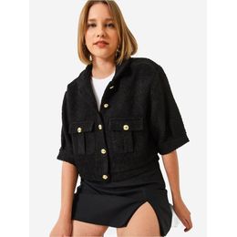 Bianco Lucci Between-Season Jacket female Black size L