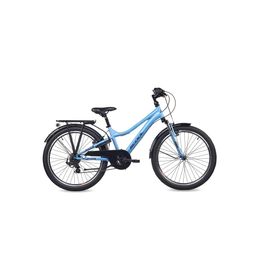 S'COOL S'COOL Kinderfahrrad - troX 24 Zoll 6-Gang | ab 8 Jahre - Ice Blue/Dark Blue | Gr.: onesize