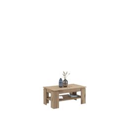 xonox.home Couchtisch (B/H/T: 100x45x60 cm) in Nox Oak Nachbildung | Gr.: onesize