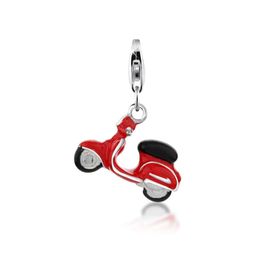 NENALINA Charm 925 Sterling Silber Motorrad in Silber | Gr.: onesize