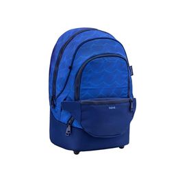 Belmil Premium 2-IN-1 Schultasche & G&uuml;rteltasche "Estate Blue" mit Brustgurt | Gr.: onesize