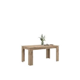 xonox.home Esstisch (B/H/T: 160-200x76x90 cm) in Nox Oak Nachbildung | Gr.: onesize