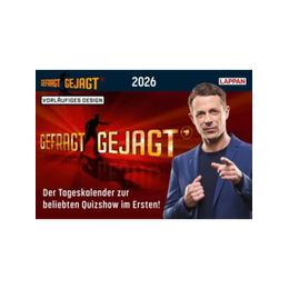 LAPPAN Kalender - Gefragt Gejagt - Tagesabrei&szlig;kalender 2026 | Gr.: onesize