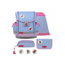 Belmil 5tlg-Set: Schulranzen Set Classy Plus Lavander in Lila H36xL32xT19 cm | Gr.: onesize