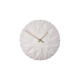 Kaiser Porzellan Wanduhr " Polygono " in Biskuit weiß | Gr.: onesize