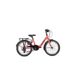 S'COOL S'COOL Kinderfahrrad - chiX 20 Zoll 6-Gang | ab 6 Jahre - Coral | Gr.: onesize
