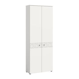 xonox.home Garderobenschrank (B/H/T 70,2/192/34,8 cm) in weiß | Gr.: onesize